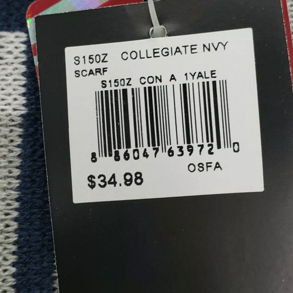 adidas | Accessories | Adidas Yale University Boola Scarf Gray Blue ...